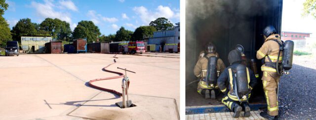 New Fire Behaviour Training Centre at Exeter Airport. - Grainge Architects