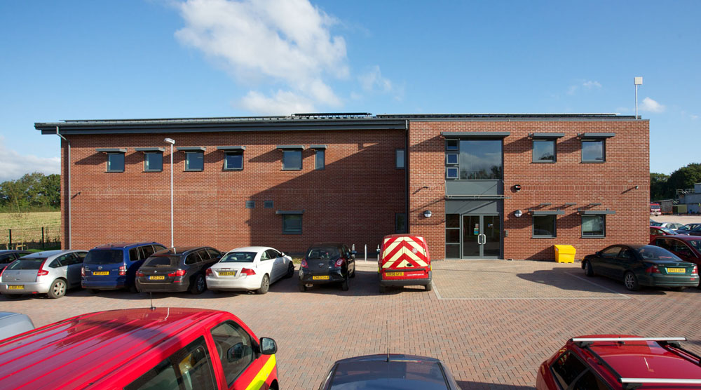 New Fire Behaviour Training Centre at Exeter Airport. - Grainge Architects